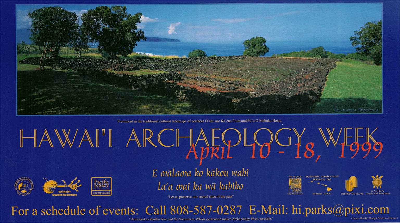 Past Archaeology Week Posters – Society for Hawaiian Archaeology